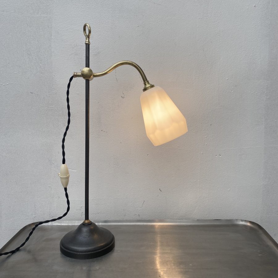 LAMPE DE BUREAU MONIX / ref : L640 - NIKEL-FORMS