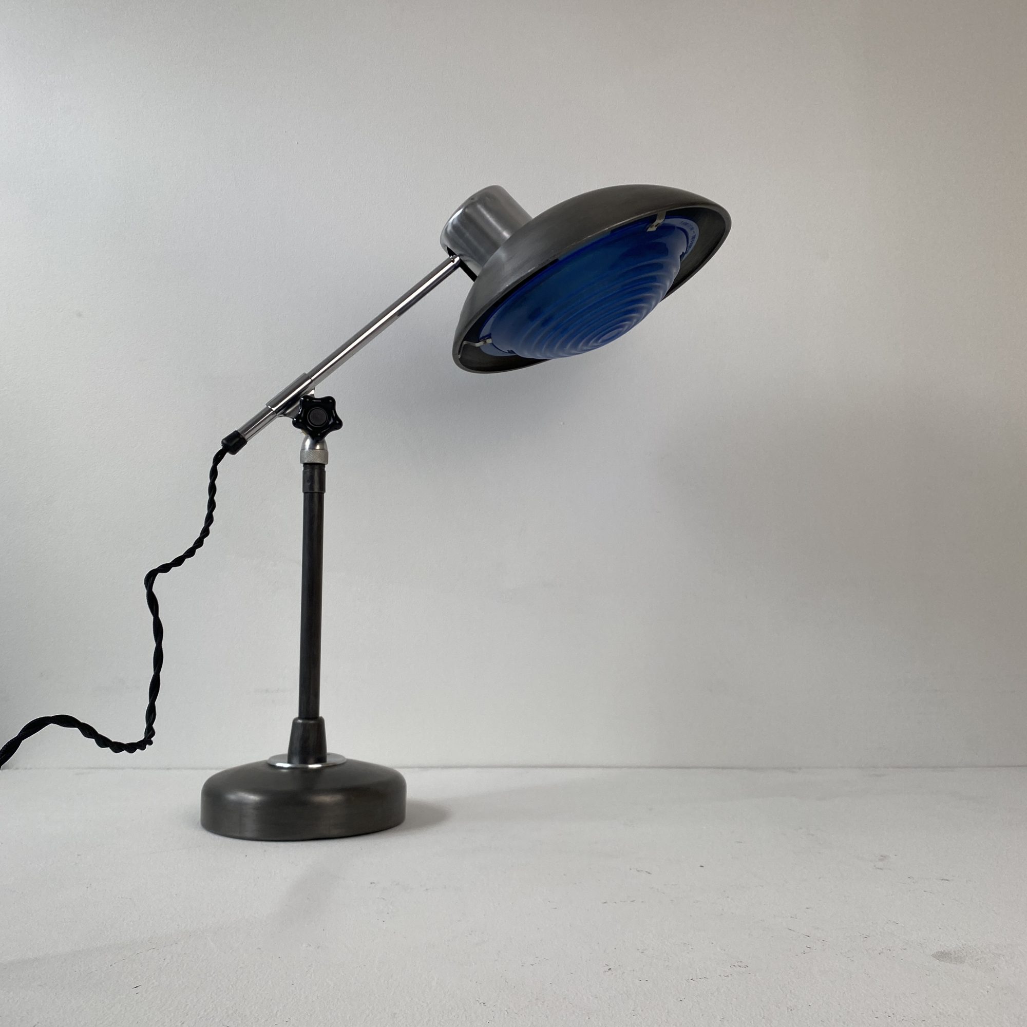 LAMPE DE BUREAU « FERDINAND SOLERE » / ref L305 - NIKEL-FORMS